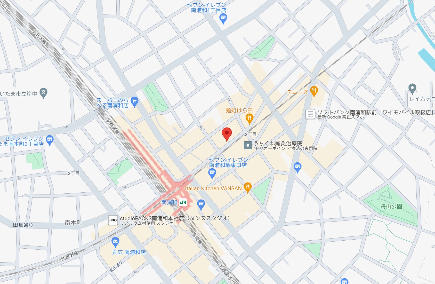 JAMROCK FITNESS南浦和店MAP | 完全予約制のセミパーソナルジム JAMROCK FITNESS